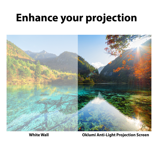 Oklumi™ Reflective Projection Screen
